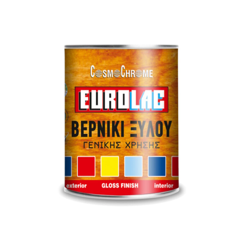 EUROLAC Βερνίκι ξύλου γενικής χρήσης COSMOCHROME - Best eShop